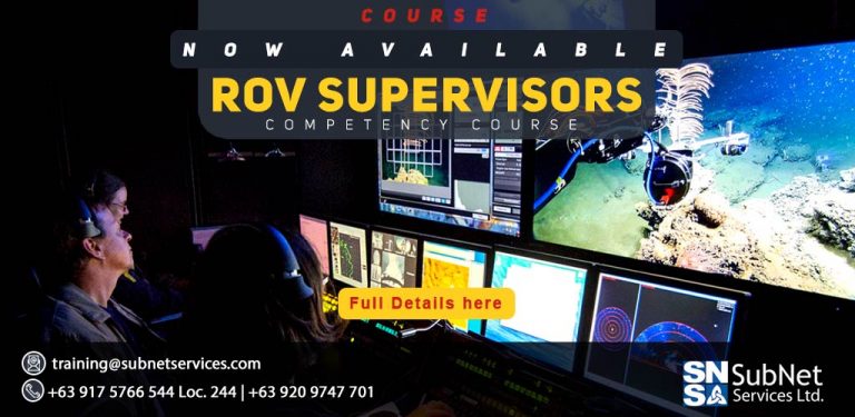 Subnet Services Blog - GAIN YOUR ROV SUPERVISOR COMPETENCY CERTIFICATE NOW!